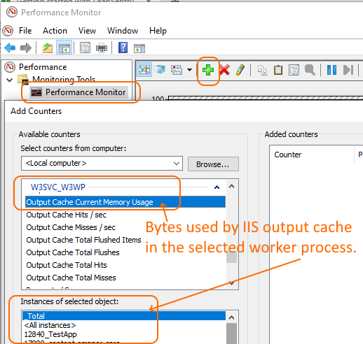 Diagnose w3wp.exe high memory usage